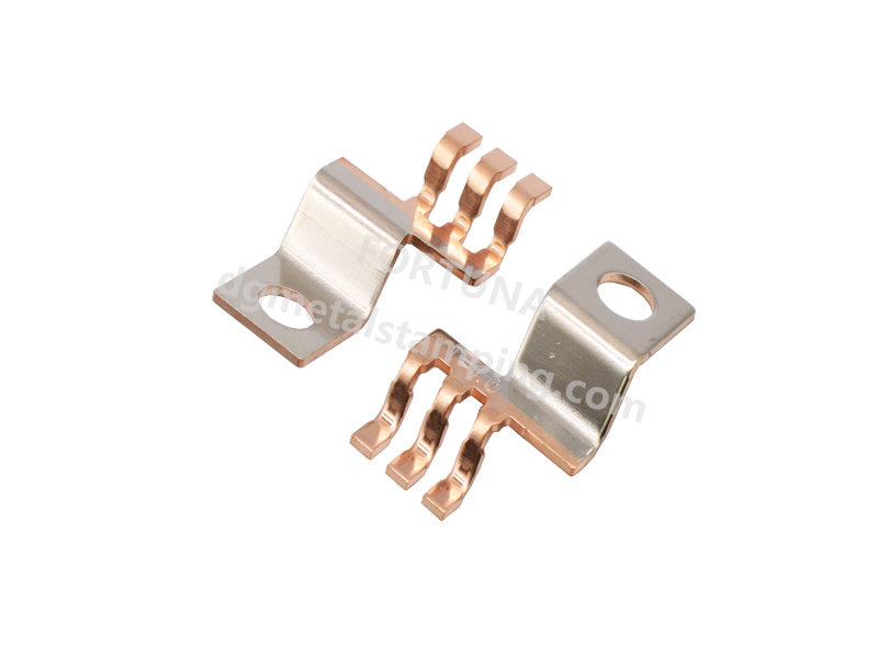 Partial Nickel Plated PCB Board with Connection - Fortuna Stamping