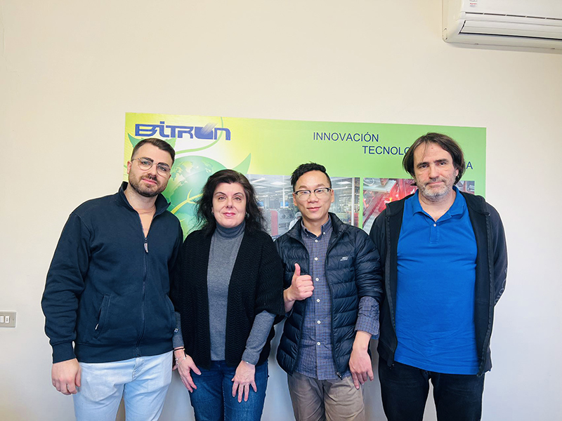 Visiting Bitron Customer Metal Stamping Car Parts in Spain